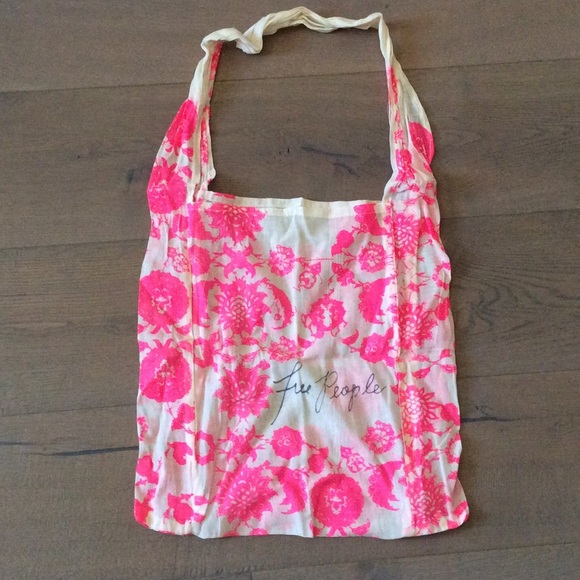 Free People | Bags | Free People Fabric Shopping Bag Limited Edition ...